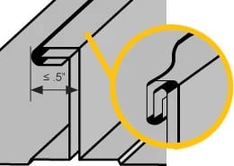 Which clamp works best on horizontal seams?